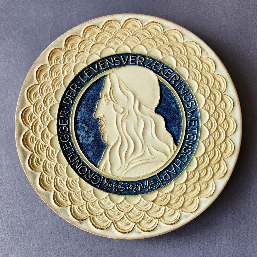 Authentic Royal Delft 1938 Hand Painted Decorative Plate - Traditional ...