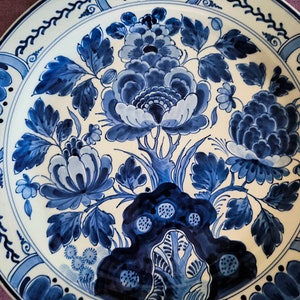 Authentic Royal Delft 1968 Hand Painted Decorative Plate- Traditional ...