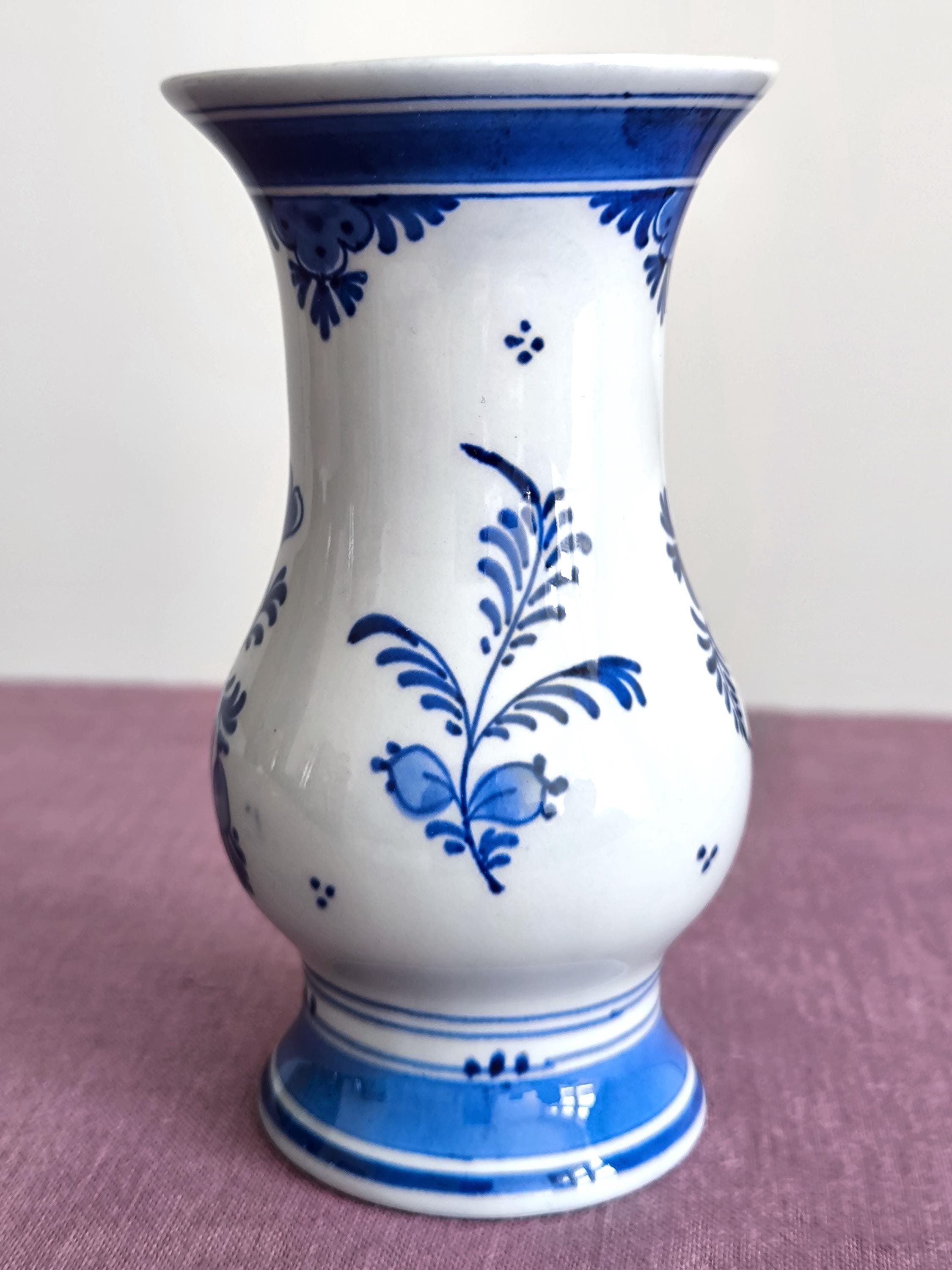 Authentic Royal Delft Vase 1979 Hand Painted Traditional Dutch Blue ...