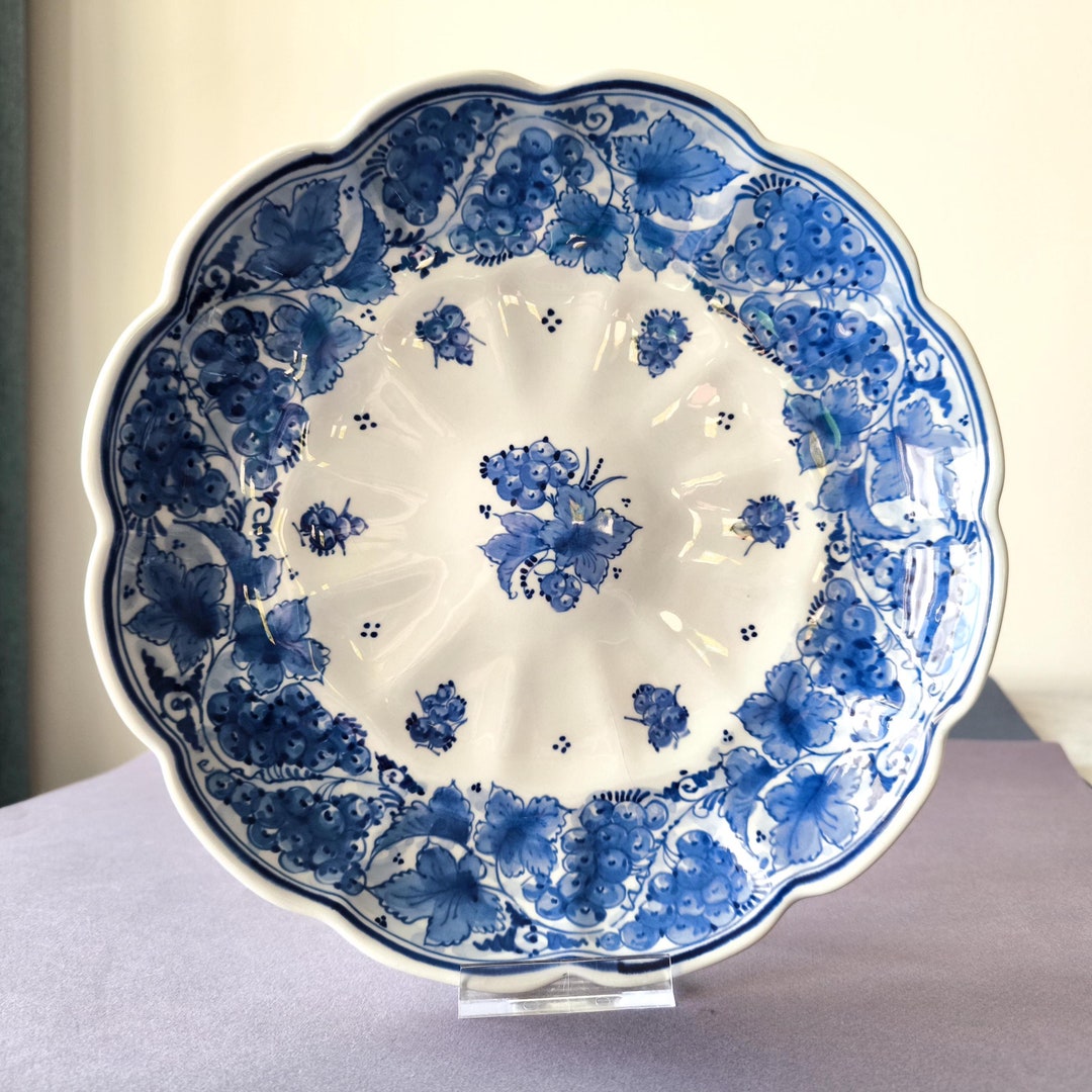 Authentic Royal Delft 1973 Hand Painted Decorative Plate - Traditional ...