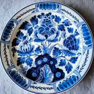 Authentic Royal Delft 1968 Hand Painted Decorative Plate- Traditional ...