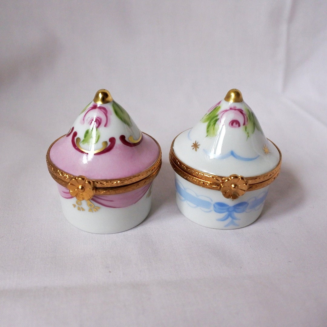 Vintage Limoges France Trinket Boxes Hand Painted Limoges Porcelain ...