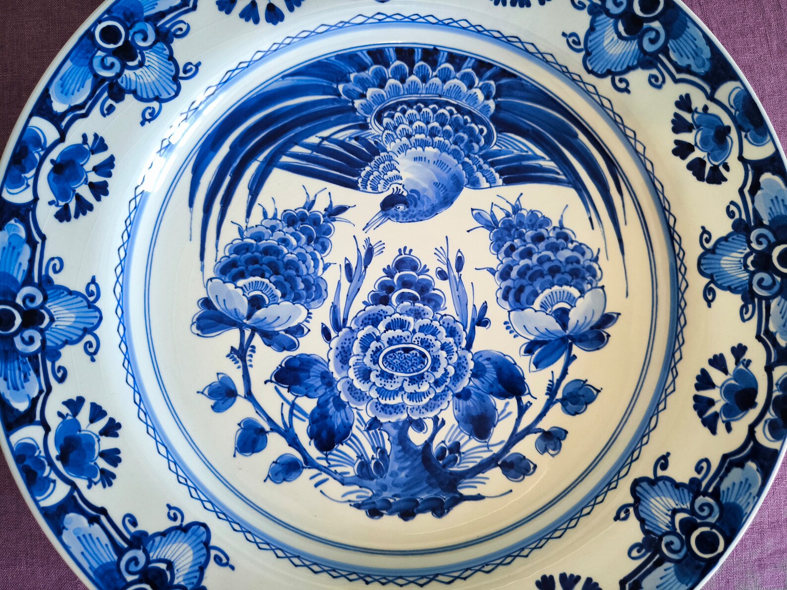 Authentic Royal Delft 1969 Hand Painted Decorative Plate- Traditional ...