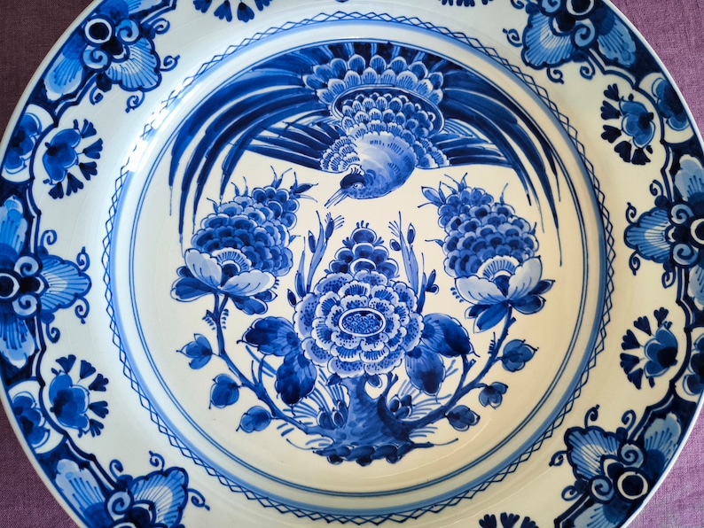 Authentic Royal Delft 1969 Hand Painted Decorative Plate- Traditional ...