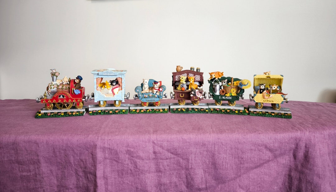 Cat Express Jürgen Scholz 6-piece Limited Edition Collectible Train Set ...