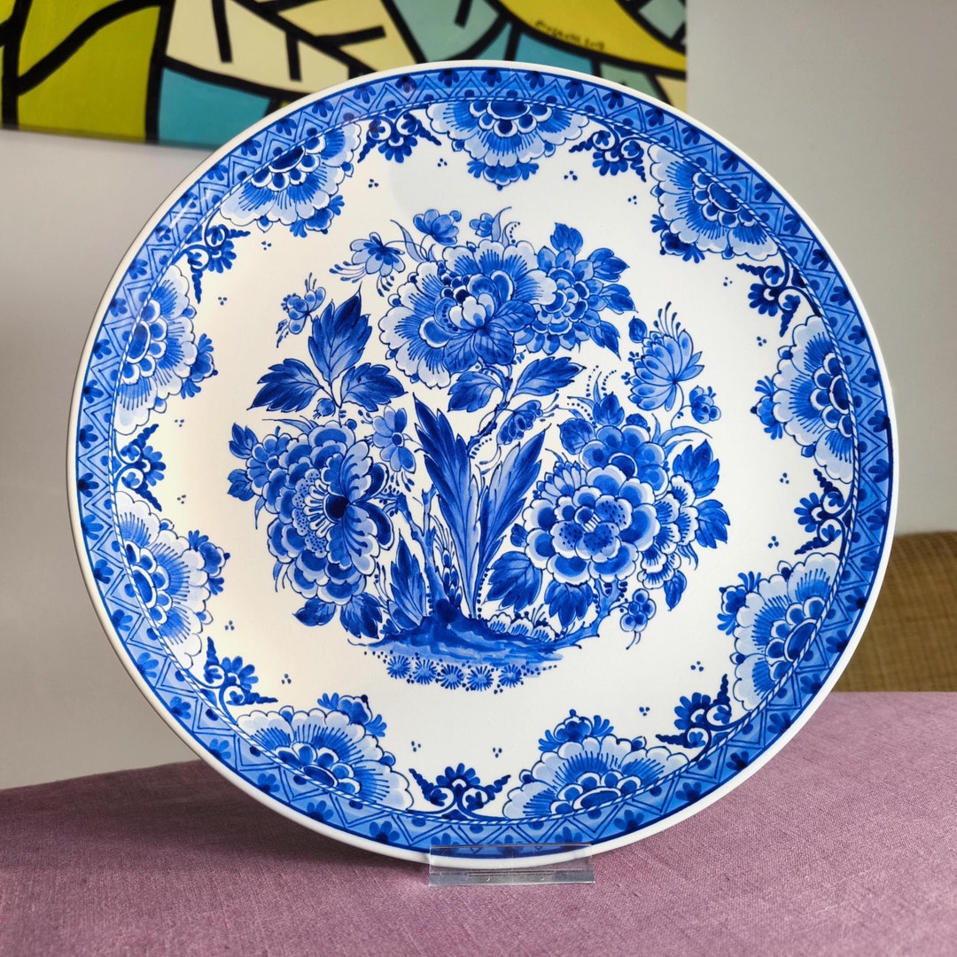 Authentic Royal Delft 1969 Hand Painted Decorative Plate - Traditional ...