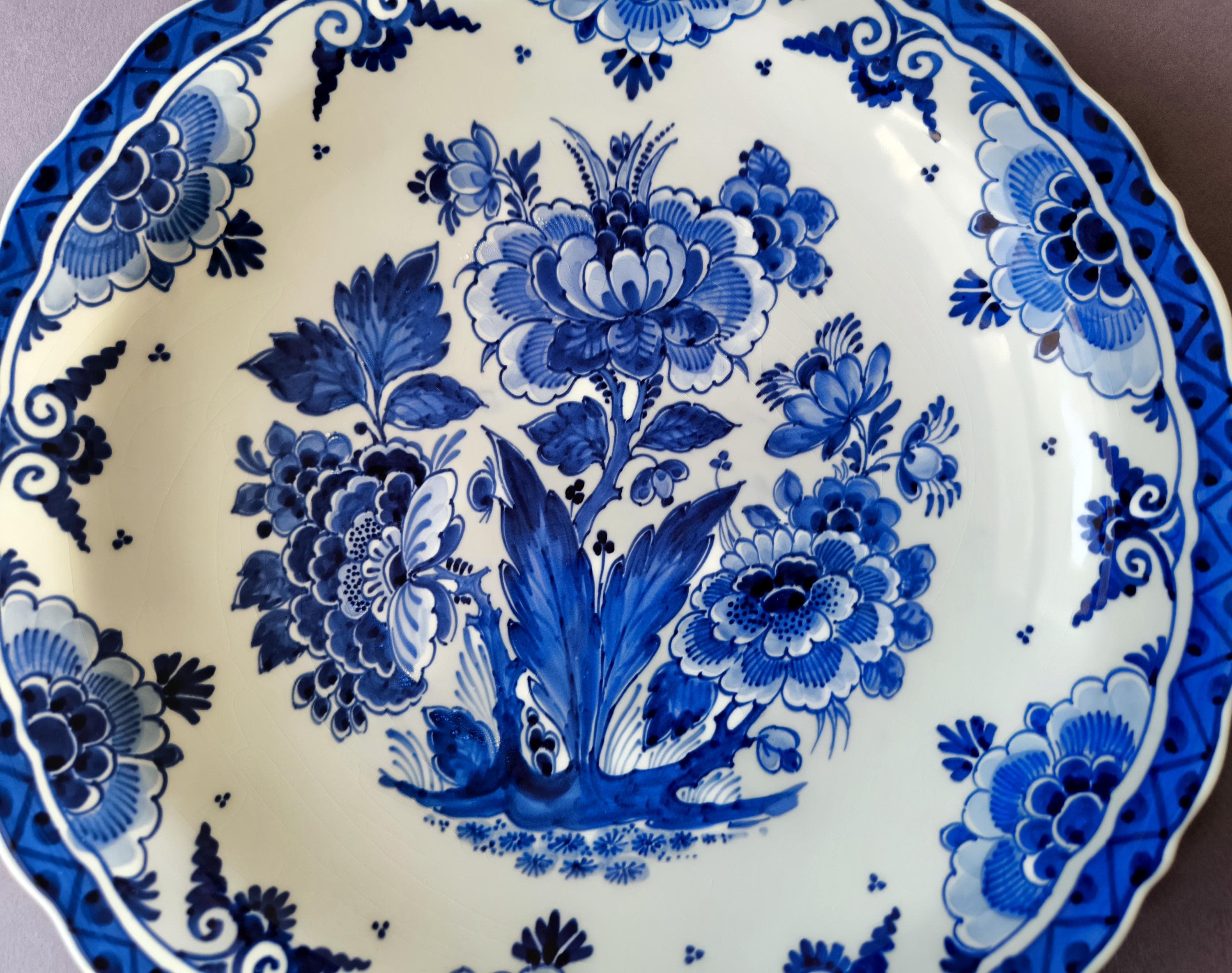 Authentic Royal Delft 1974 Hand Painted Decorative Plate- Traditional ...