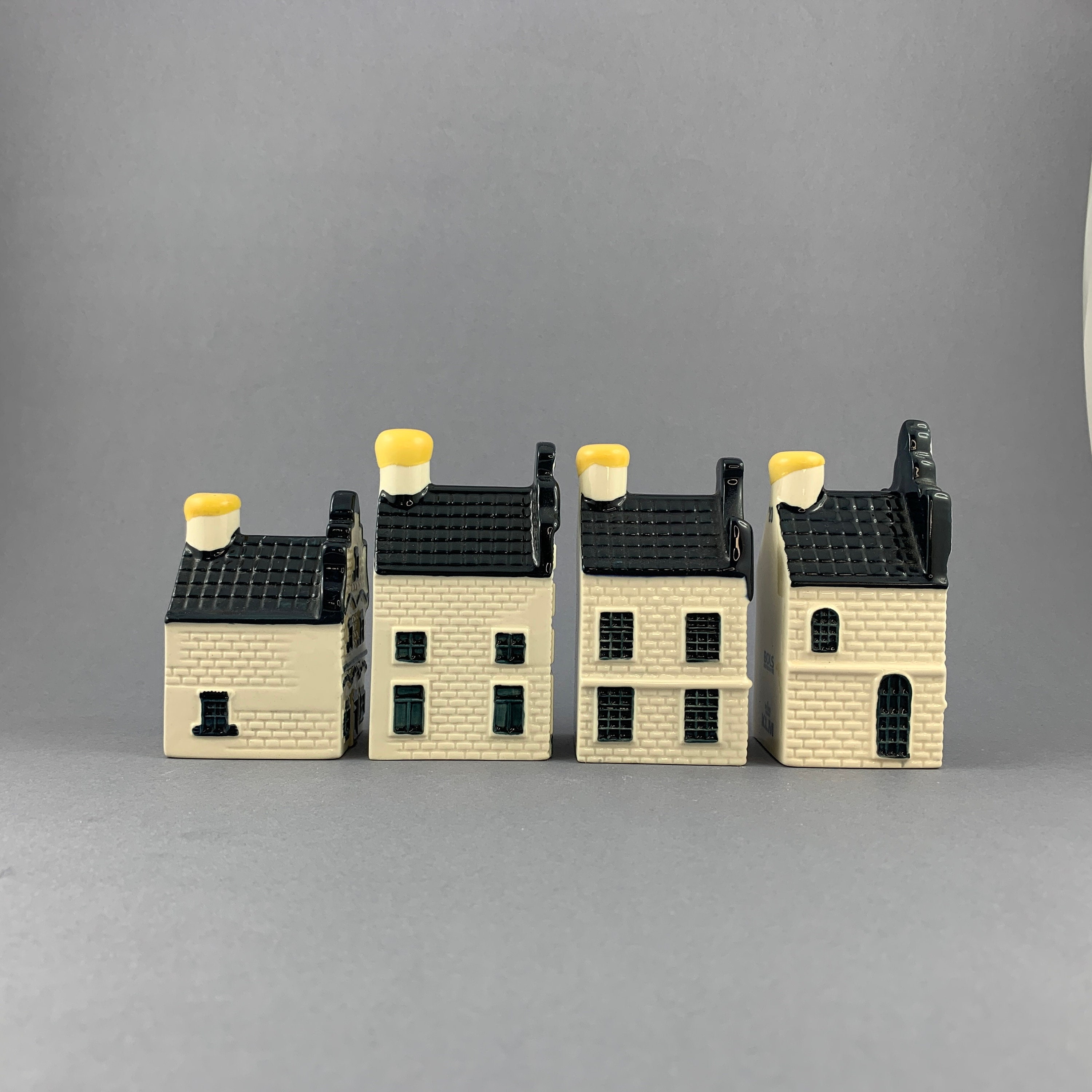 N.1,14,16,20 KLM Delft Blue Miniature Houses- Authentic Collectible ...
