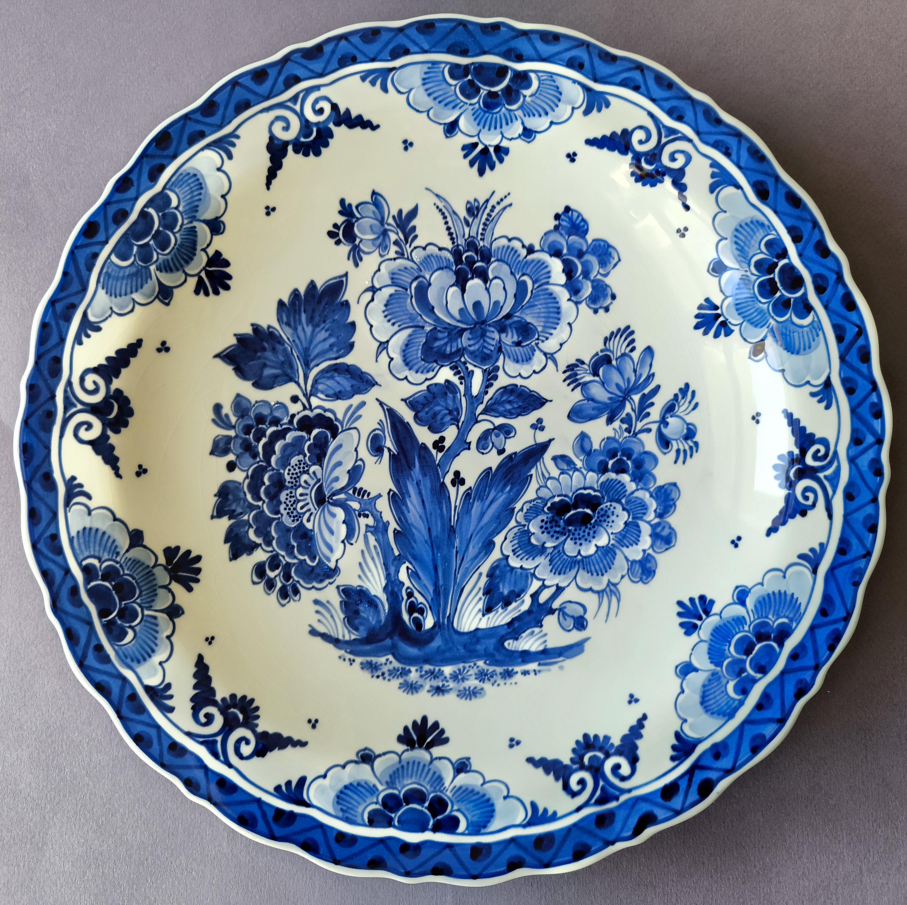 Authentic Royal Delft 1974 Hand Painted Decorative Plate- Traditional ...