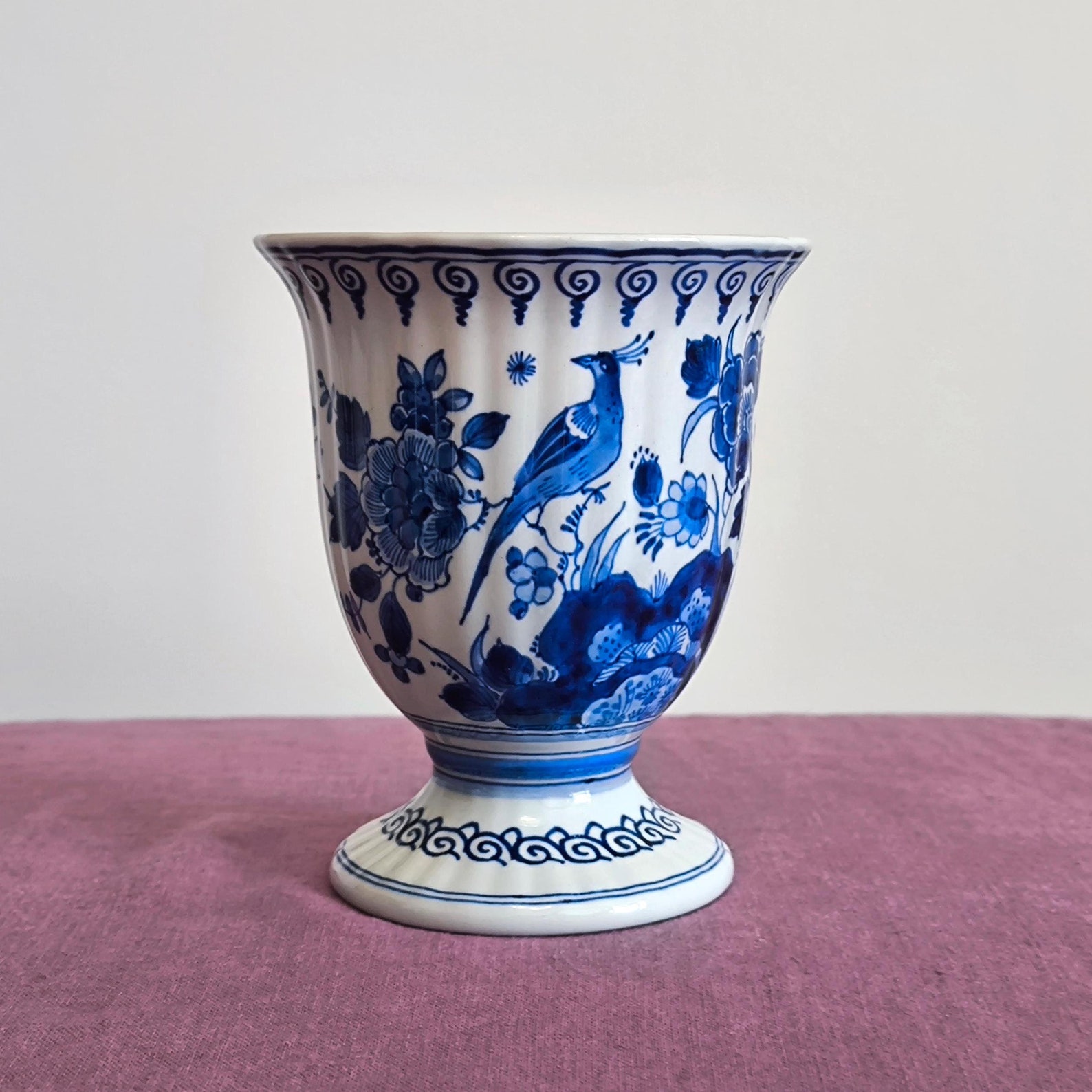 Authentic Royal Delft Vase 1979 Hand Painted Traditional Dutch Blue ...