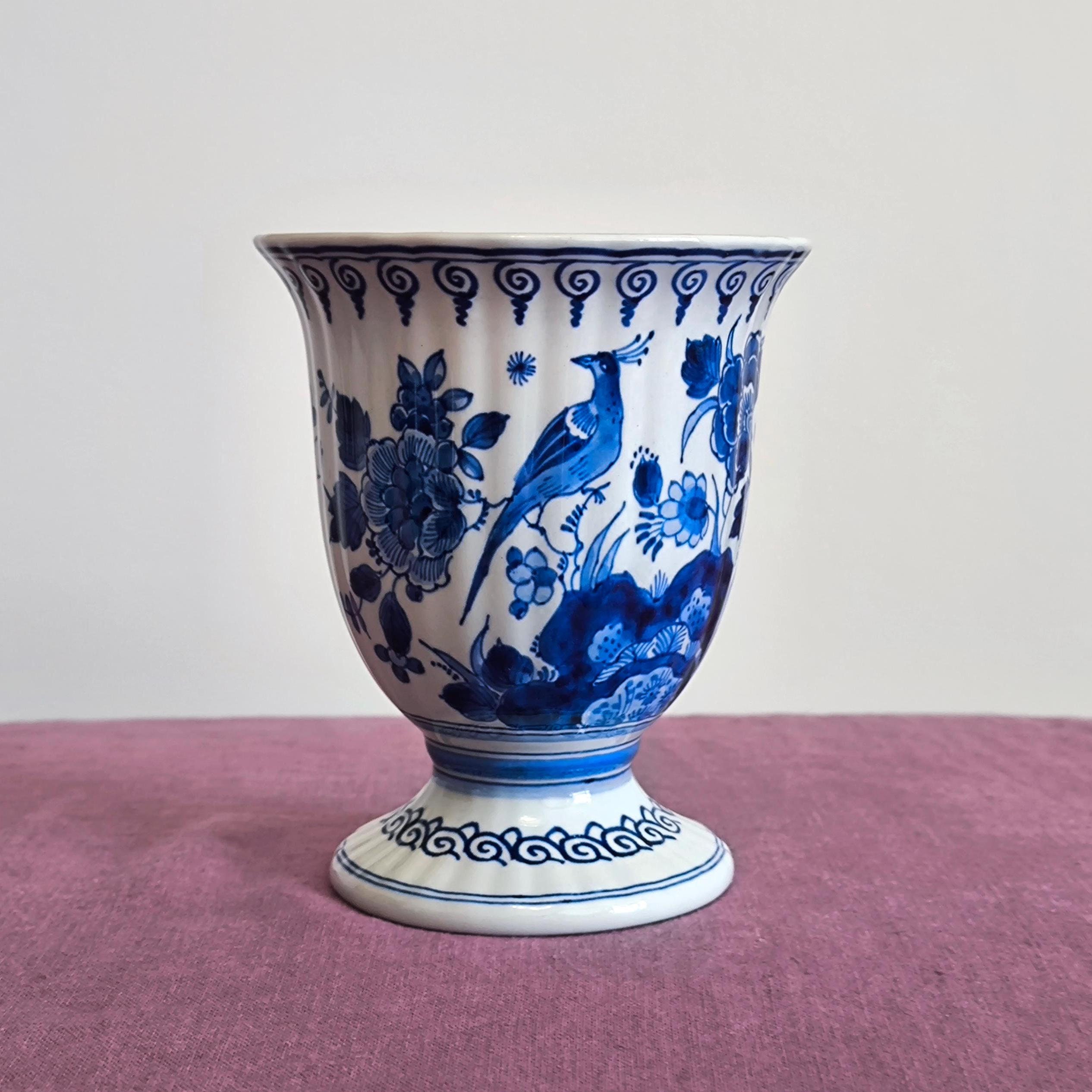 Authentic Royal Delft Vase 1979 Hand Painted Traditional Dutch Blue ...