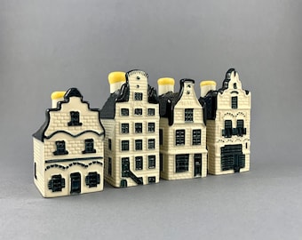 N.12,14,19,23 KLM Delft Blue Miniature Houses - Authentic Collectible ...
