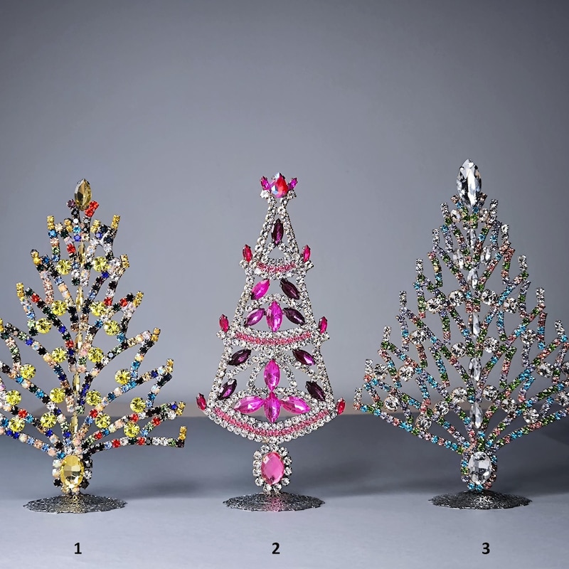 Jeweled Cone Tree - Etsy