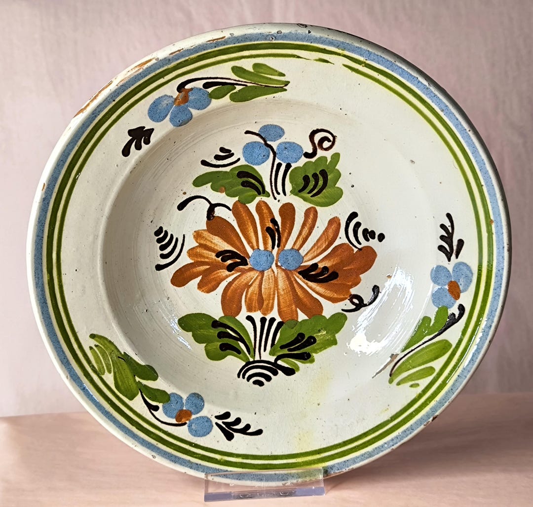 Vintage Transylvania Korond Wall Plate, Hand-painted Romanian Folk Art ...