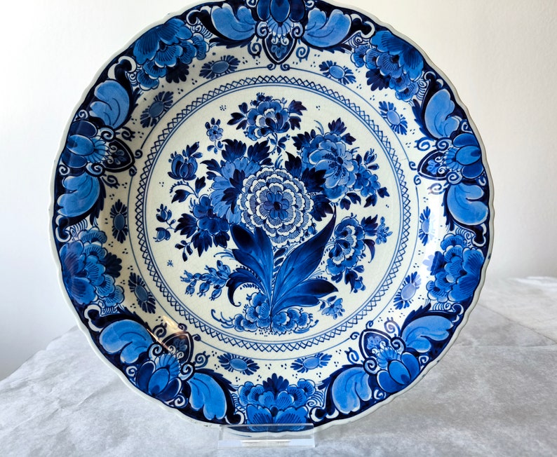 Authentic Royal Delft 1911 Hand Painted Decorative Plate Traditional ...