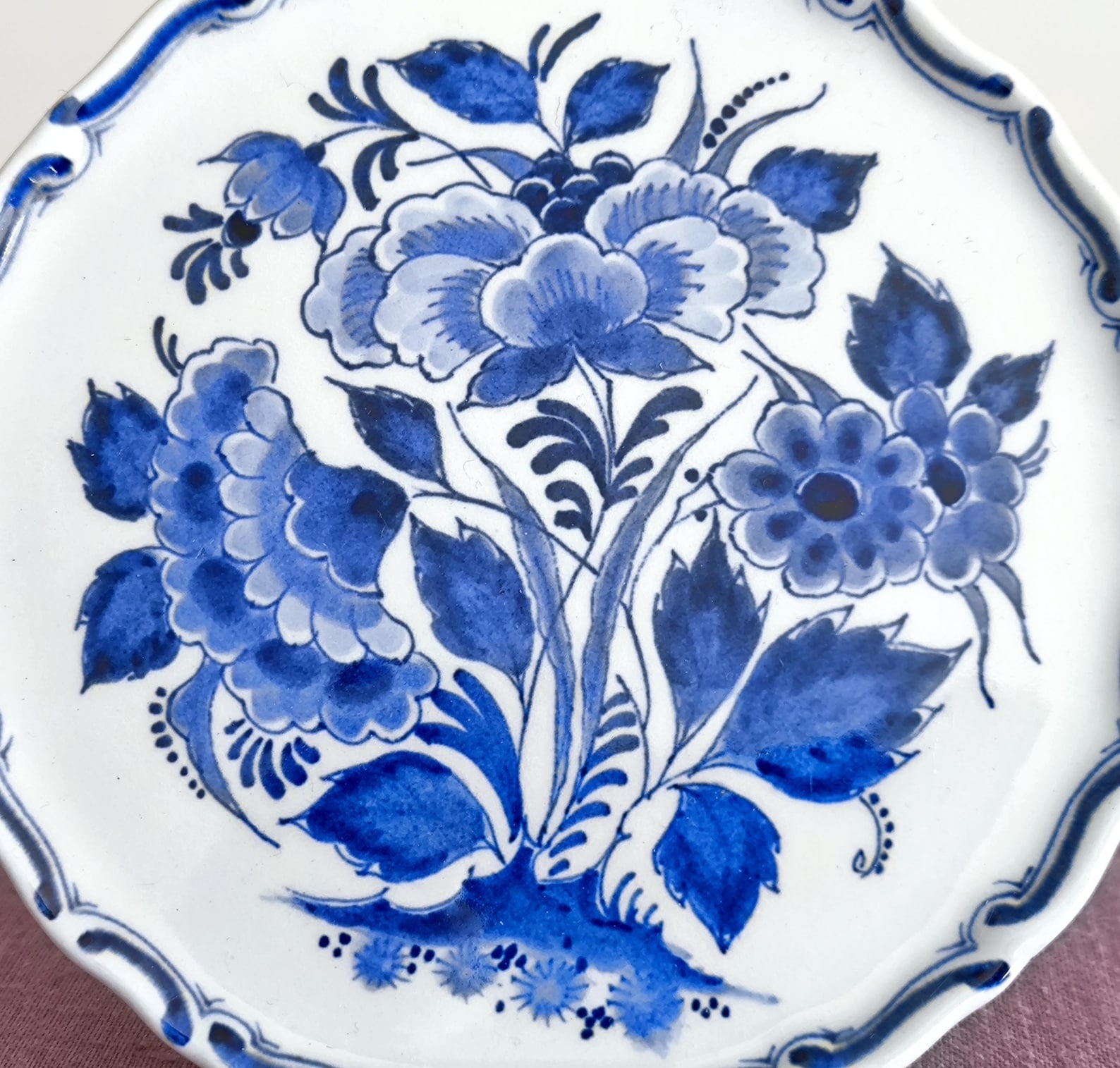 Authentic Royal Delft 1977 Hand Painted Decorative Plate - Traditional ...