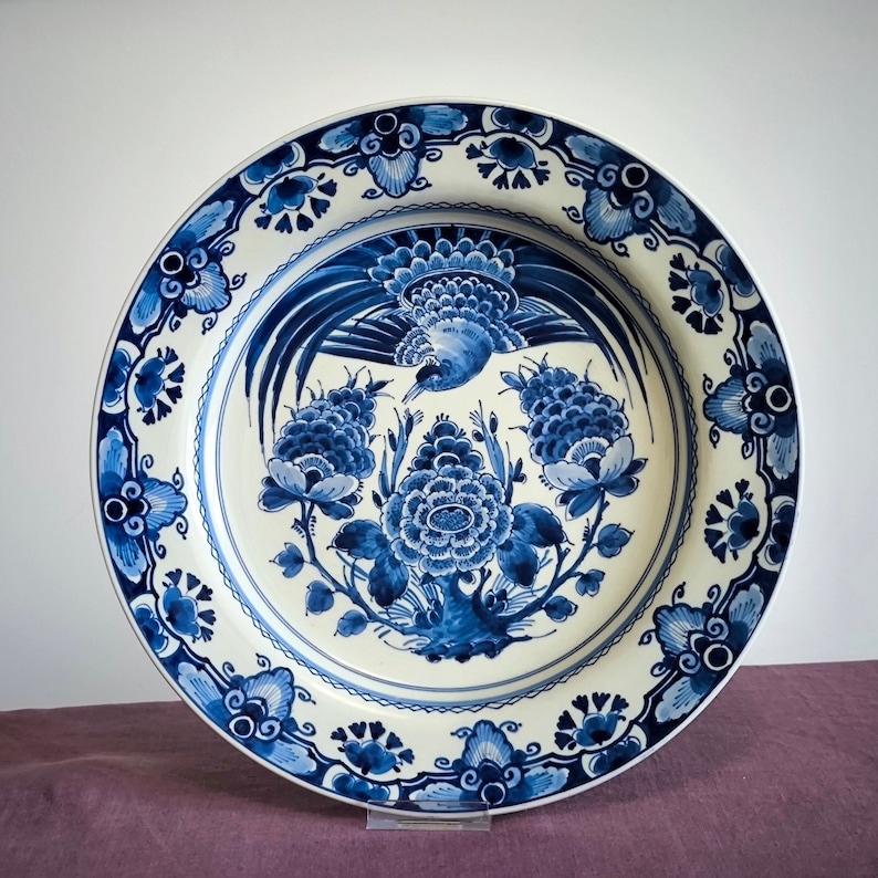 Authentic Royal Delft 1969 Hand Painted Decorative Plate- Traditional ...