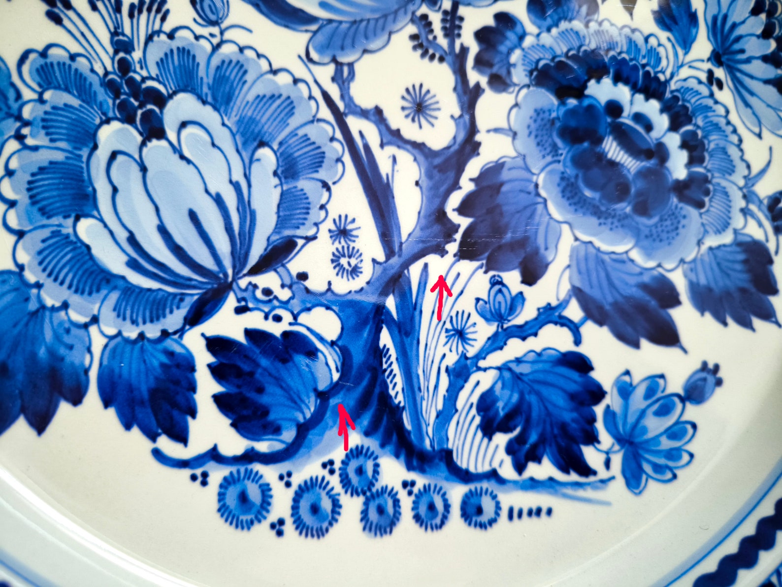 36 Cm Authentic Royal Delft 1968 Hand Painted Decorative Plate ...