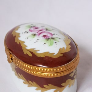 Vintage Limoges France Trinket Box Hand Painted Limoges Porcelain ...
