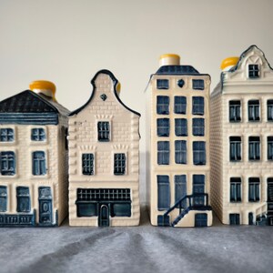 N.26,36,57,58 KLM Delft Blue Miniature Houses - Authentic Collectible ...