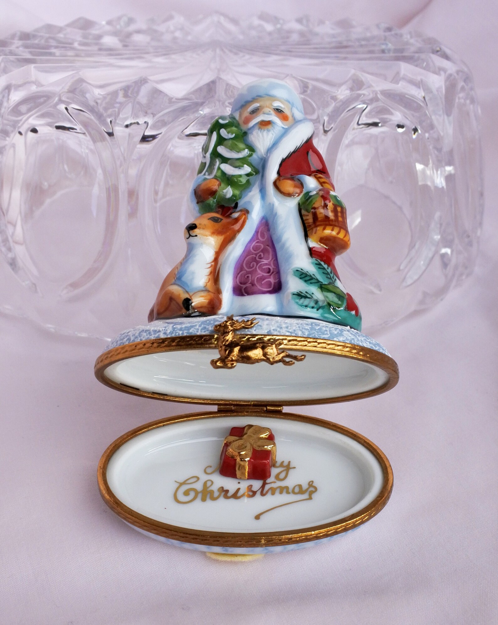 Vintage Limoges France Trinket Box Hand Painted Limoges Porcelain ...