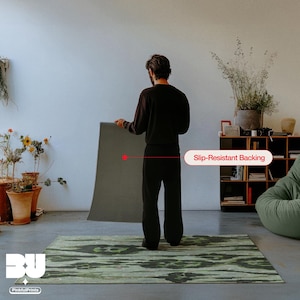 Sage Green Leopard Area Rug 8x10, 9x12 Maximalist Aesthetic Dopamine ...