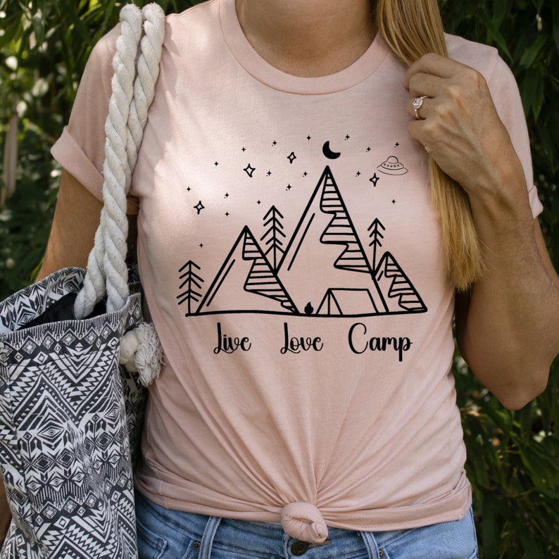 Live Love Camp SVG | Camping Lover, Tshirt Design (digital Download) - Etsy