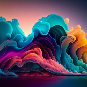 Grey Modern 3D Illustration Wall Frame - Etsy