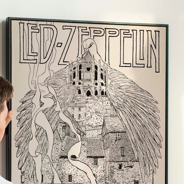 Led Zeppelin Concert Poster - Etsy