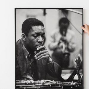 18x24 FRAMED Miles Davis & John Coltrane Diptych, NYC, 1959 Iconic ...