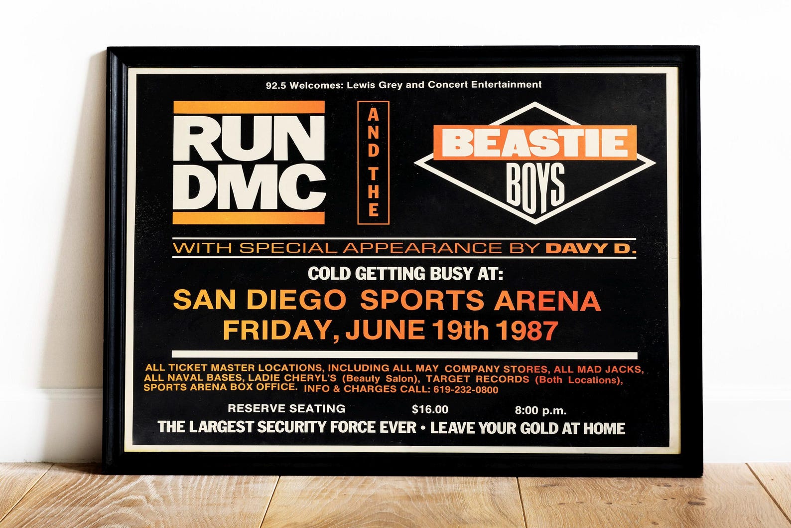 4x Classic Vintage Hip Hop Rap Concert Posters – Concert Art Print ...