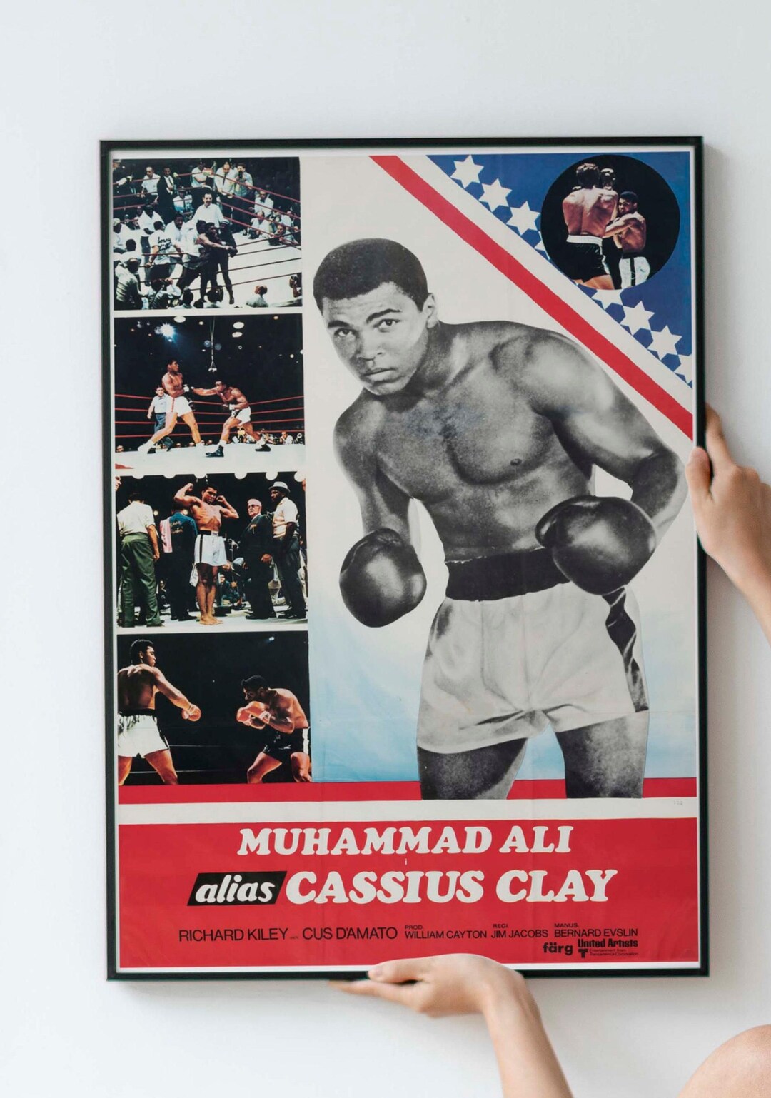 Classic Boxing Match Poster – Retro Boxing Art & Retro Fight Art ...