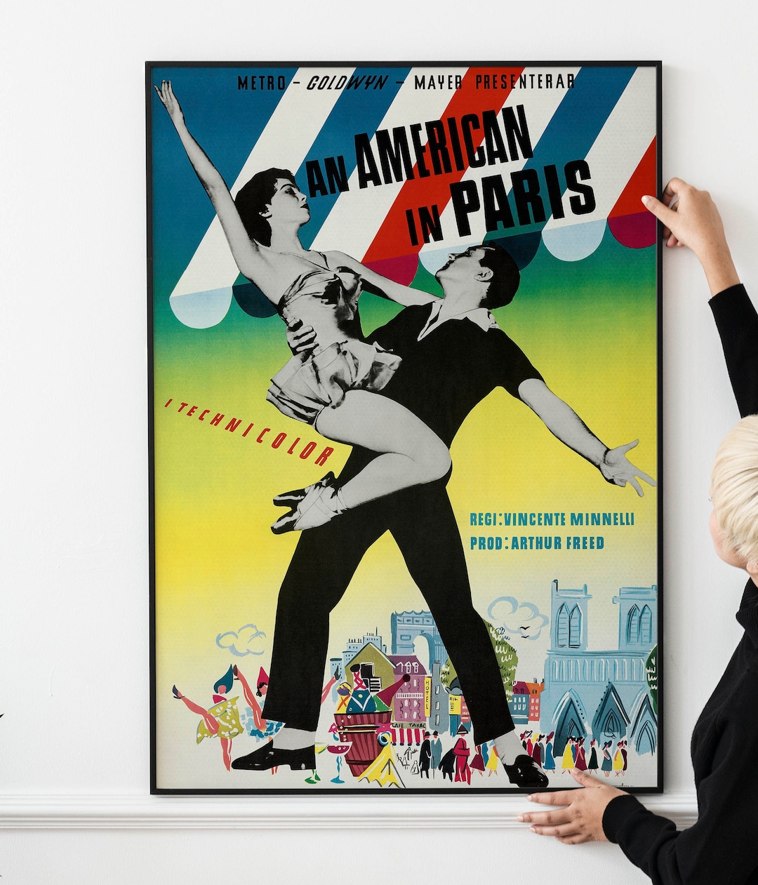 Retro 50s Cinema Poster – Classic Romance & Musical Film Collectible - Etsy