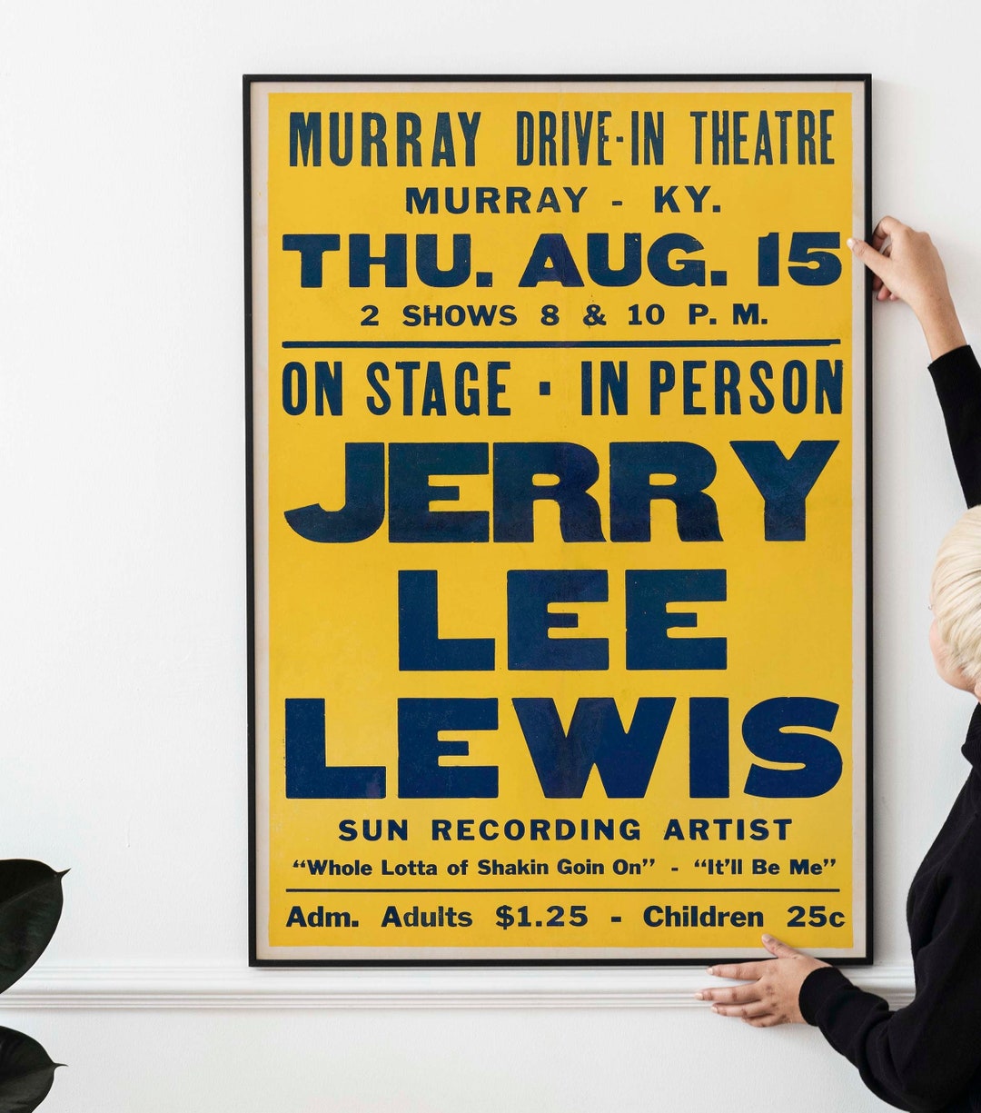 Vintage 50s Concert Poster – Iconic Rock & Roll Art for Collectors - Etsy
