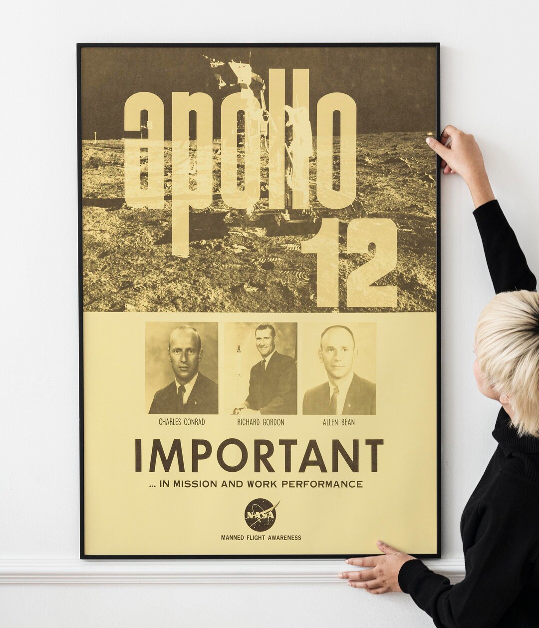 Apollo 12 NASA, 1969 Poster PRINTABLE DOWNLOAD - Etsy