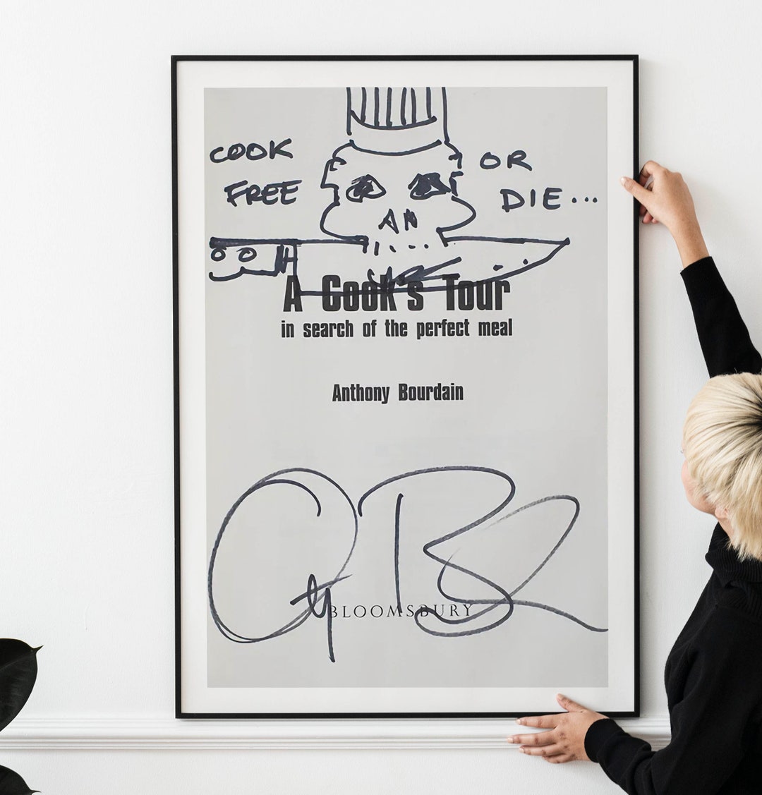Anthony Bourdain A Cooks Tour Poster – Cook Free or Die - Etsy