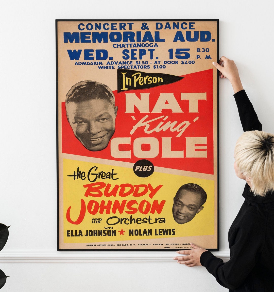 Retro Jazz Poster – Vintage 50s Jazz Music Festival Art, Classic ...