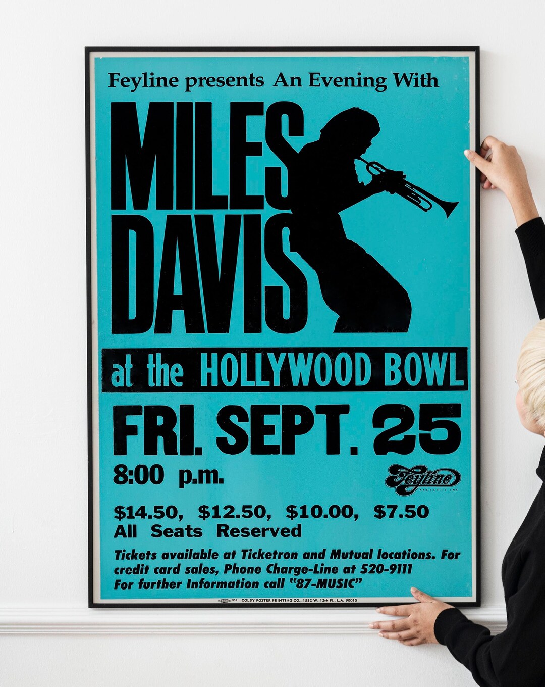 Retro Jazz Poster – Vintage Jazz Music Poster, Classic Jazz Memorabilia ...