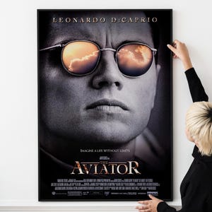 The Aviator Leonardo Dicaprio 2004 Movie Poster Classic Movie Décor ...
