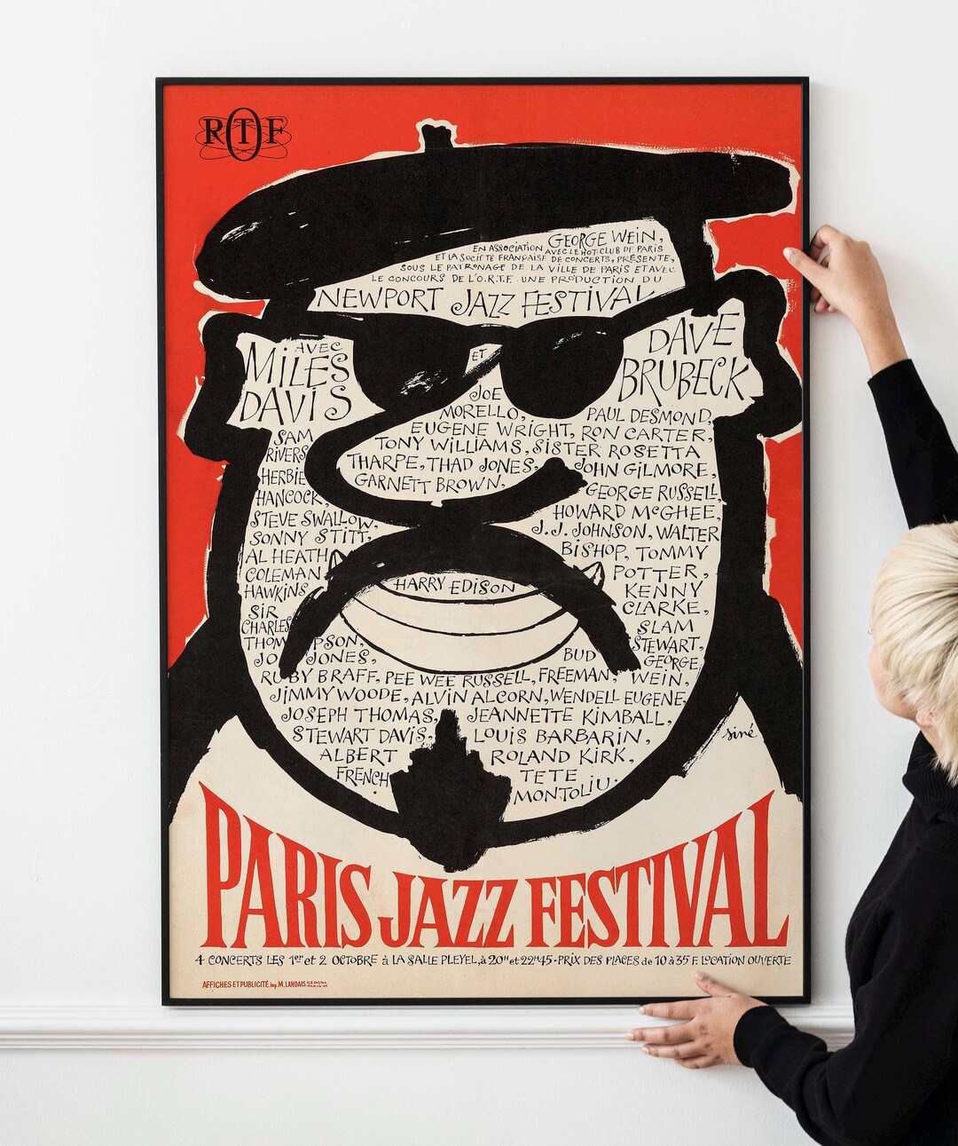 4 Classic Iconic Vintage Jazz Posters Concert Poster PRINTABLE DOWNLOAD ...