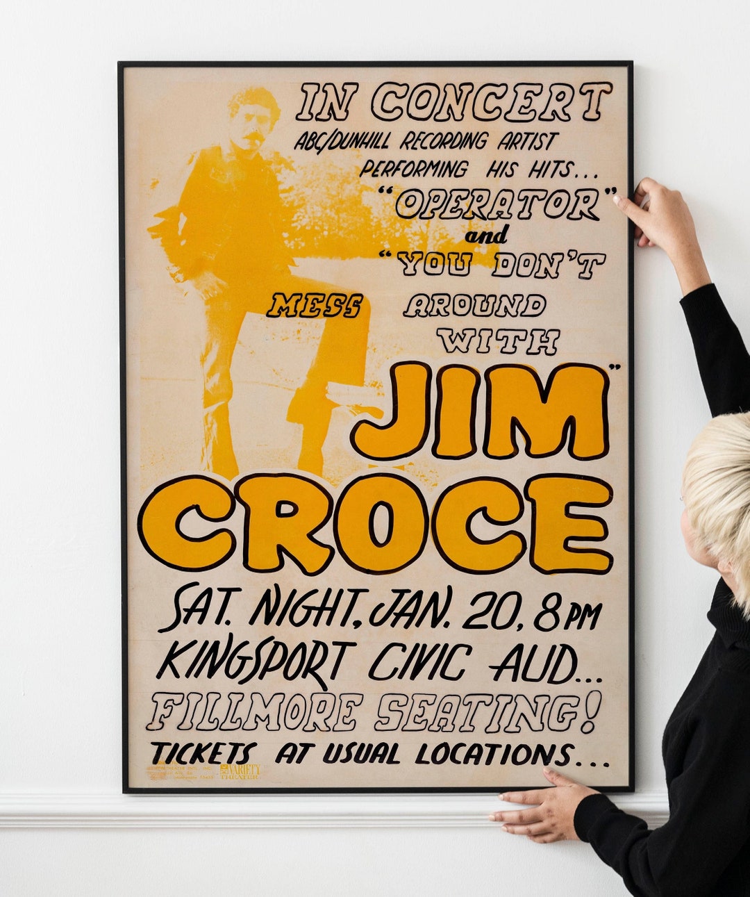 Iconic 70s Folk Rock Poster – Retro Music Memorabilia for Vintage Decor ...