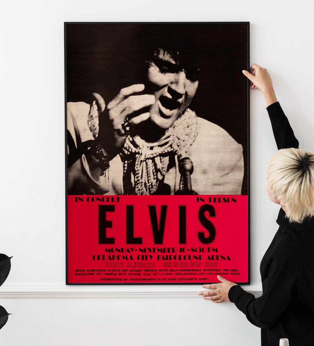 Iconic 70s Music Poster – Vintage Rock and Roll Rockabilly Art for ...