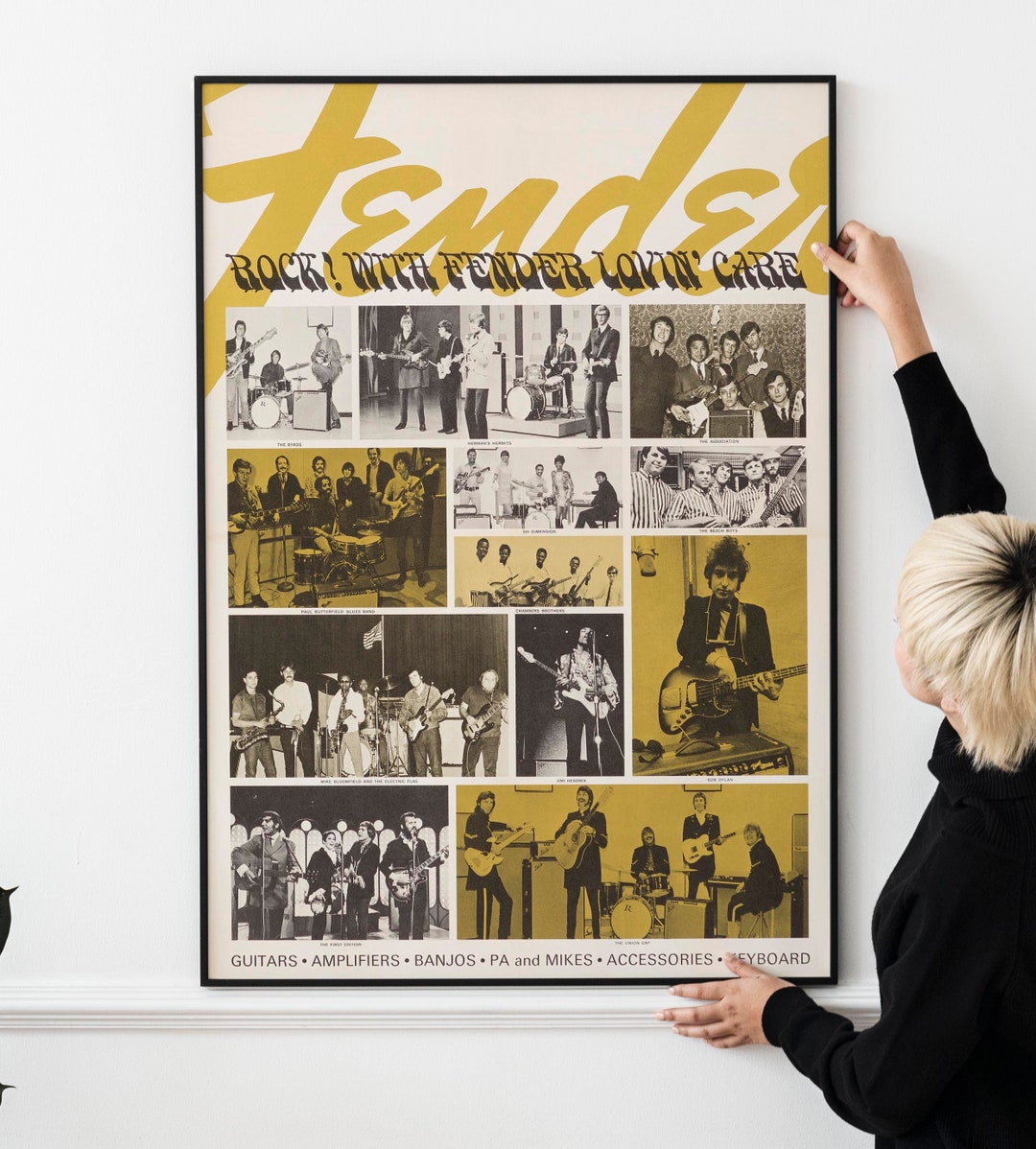 1960’s Vintage Fender Amps Poster Vintage Promotional Poster - Etsy