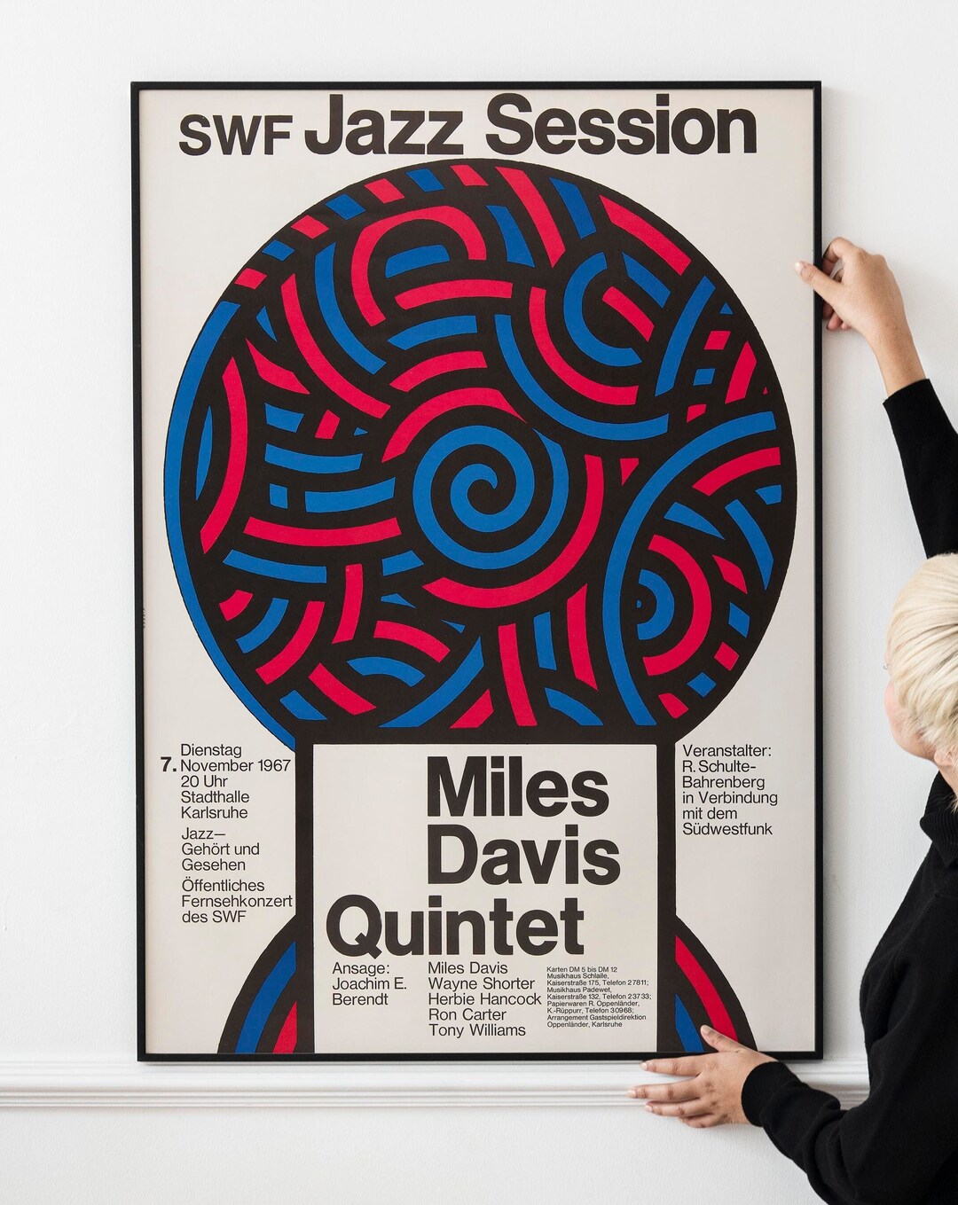 Retro Jazz Wall Art – Vintage Cool Jazz Poster for Music Enthusiasts ...