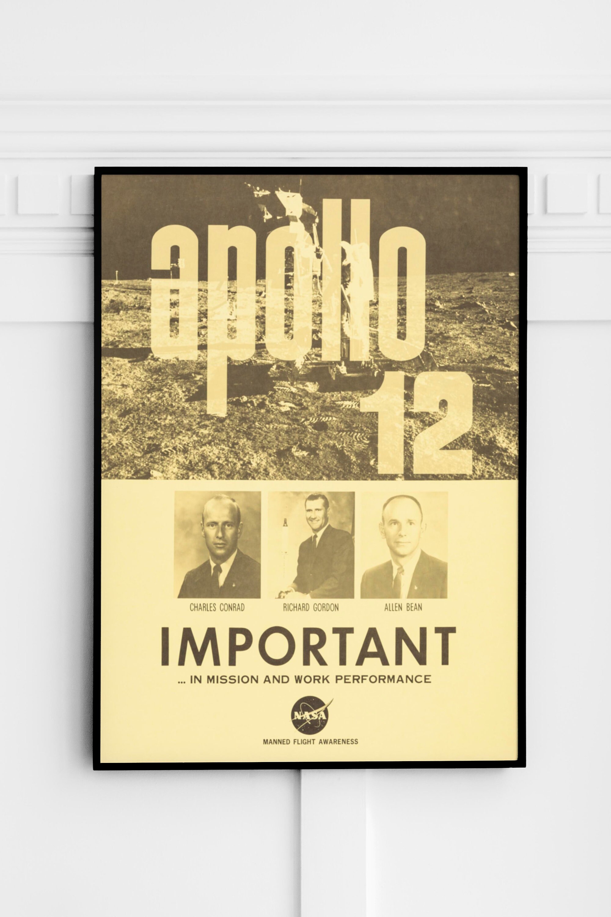 Apollo 12 NASA, 1969 Poster PRINTABLE DOWNLOAD - Etsy