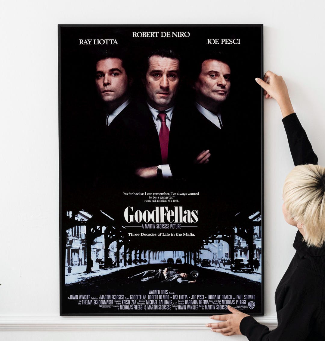 Retro Classic Crime Movie Poster – Vintage Mafia Drama Wall Art, Iconic ...