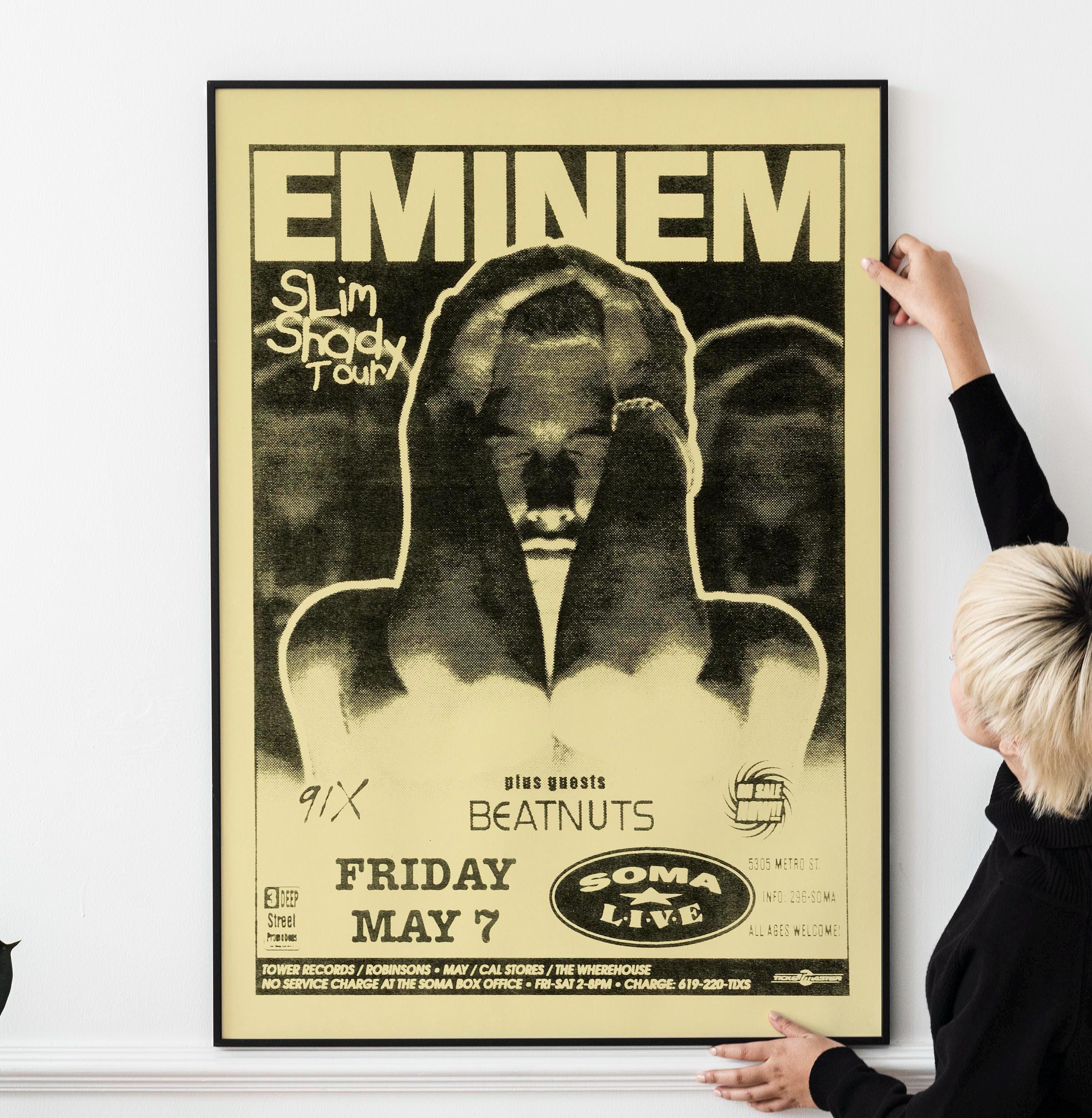 4x Classic Vintage Hip Hop Rap Concert Posters – Concert Art Print ...