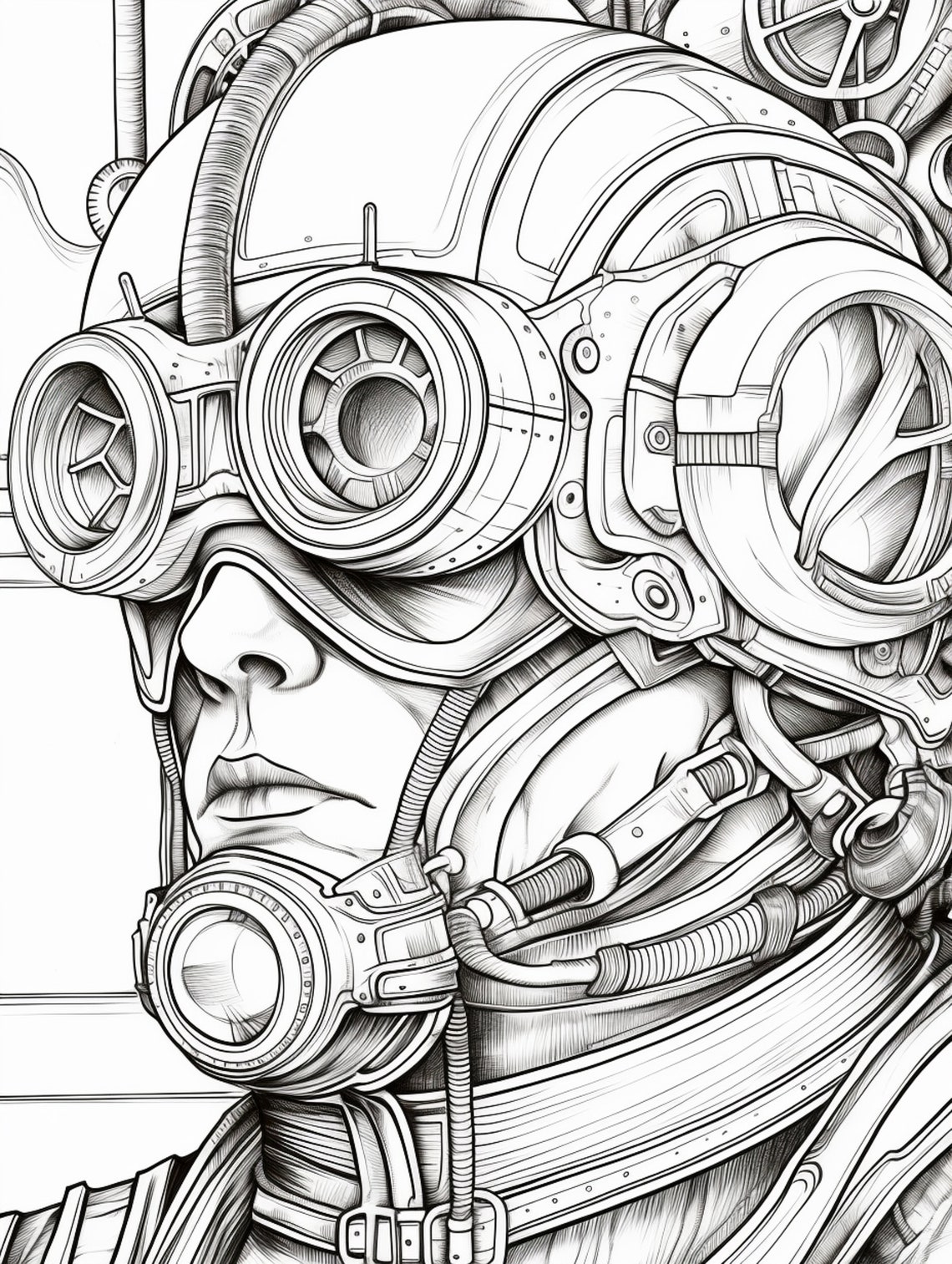 The World of Steampunk Coloring Book for Adults - Etsy
