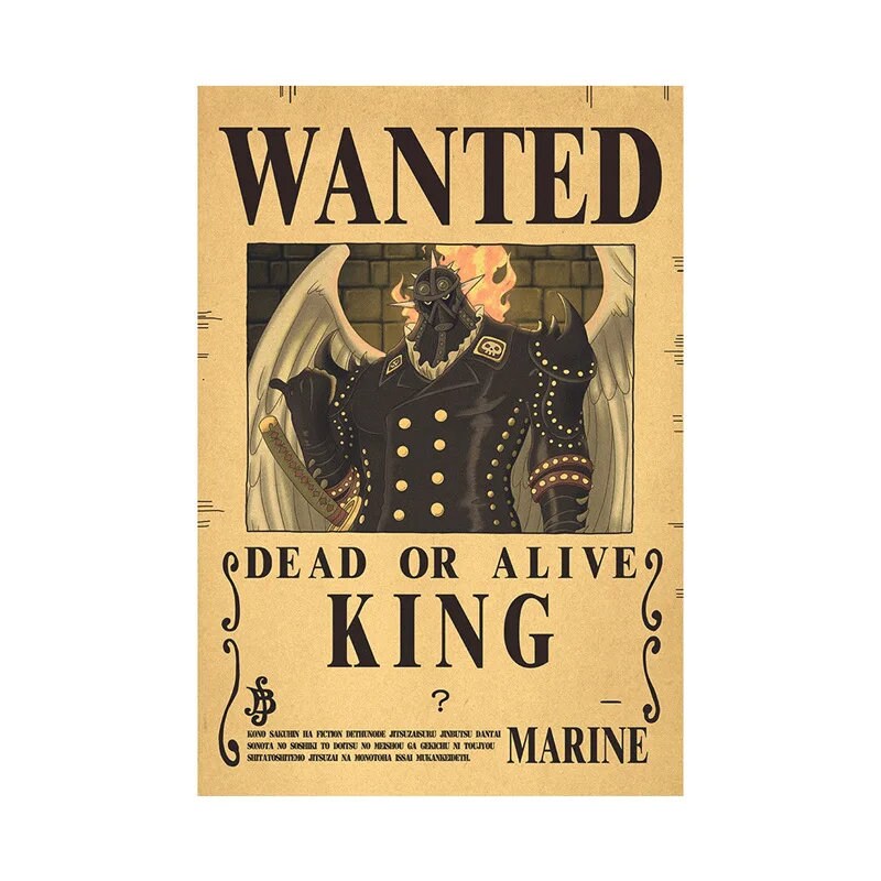 One Piece Aesthetic Bounty Wanted Poster, Anime One Piece Wanted Poster ...