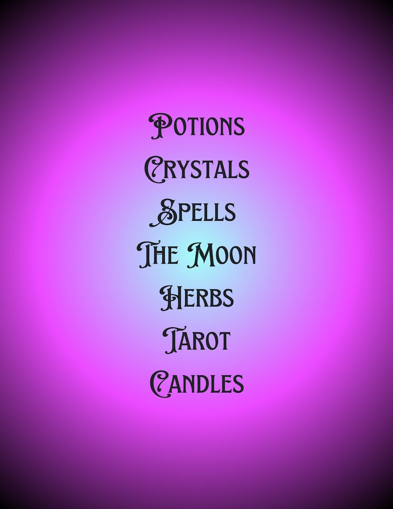 WITCH JOURNAL Printable Spells Magic Potions Notes Workbook Journal ...